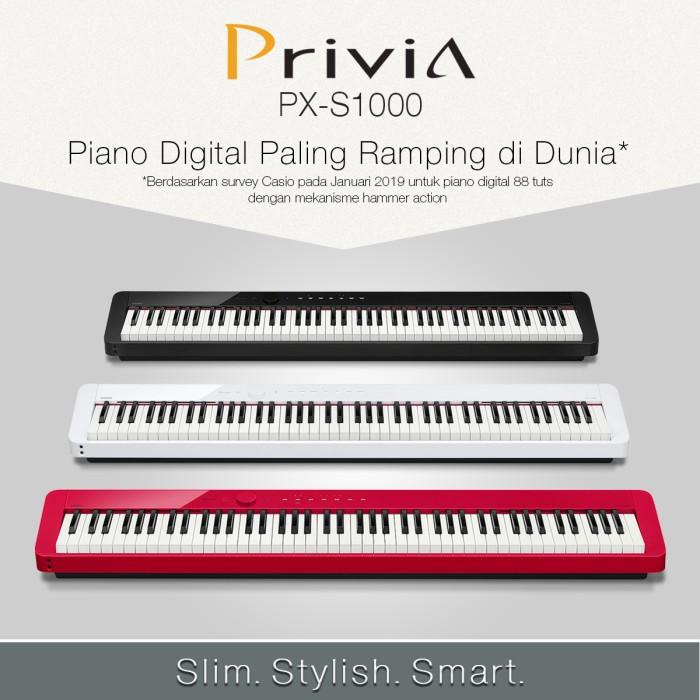 Jual Piano | Casio Privia Px-S1000 Slim Digital Piano Pxs1000 / Pxs 1000 / Px S1000 | Shopee ...