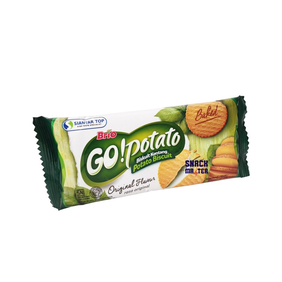 Jual GO! POTATO Biscuit 60g - Biskuit Kentang Rasa Original | Shopee ...