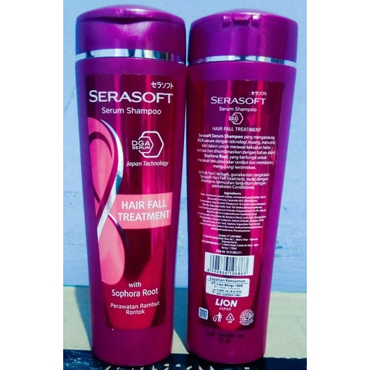 Jual SERASOFT shampo hair fall treatment Botol 170ML | Shopee Indonesia