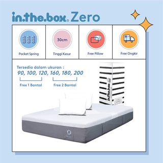 Jual [PROMO] INTHEBOX Zero Kasur Spring Bed - GRATIS Kasur Bed To Go + Bantal | Kasur Ukuran ...