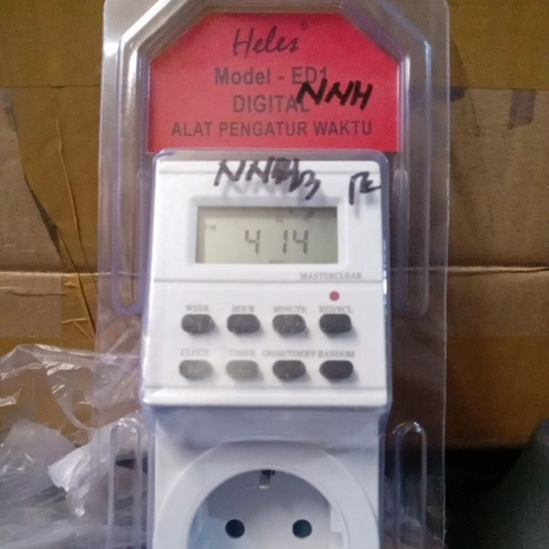 Jual alat pengatur waktu/timer digital heles type:ts-ed1 | Shopee Indonesia