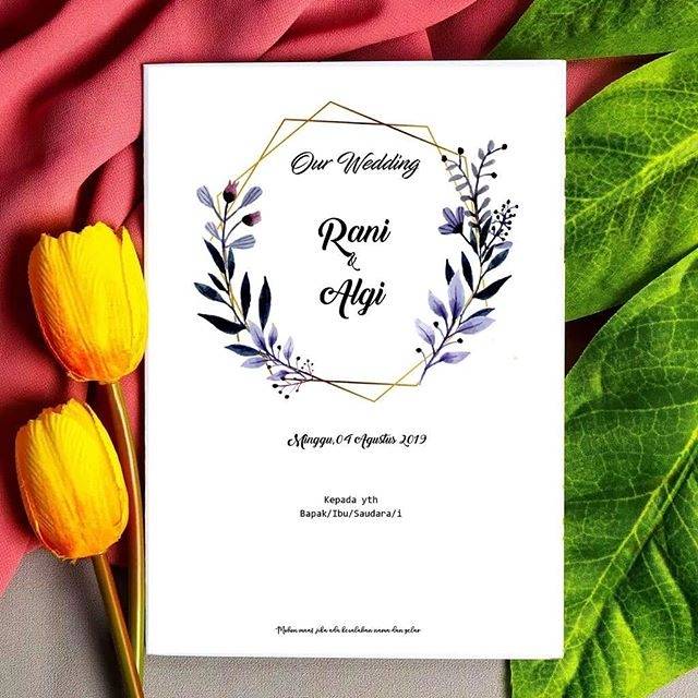 Jual Undangan Vintage A4 013 | Shopee Indonesia