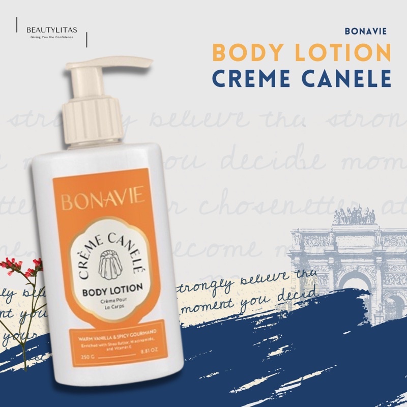 Jual BONAVIE Body Lotion Creme Canele 250 ml | Shopee Indonesia