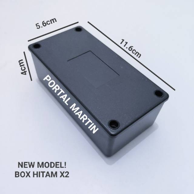 Jual Box X2 Hitam Project Box Plastik Tebal Berkualitas | Shopee Indonesia