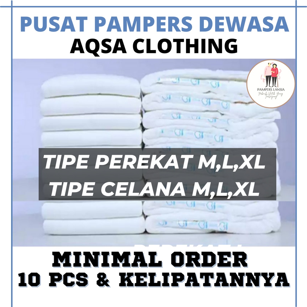 Jual POPOK DEWASA MURAH/DIAPERS LANSIA PEREKAT DAN CELANA SIZE M, L, XL | Shopee Indonesia