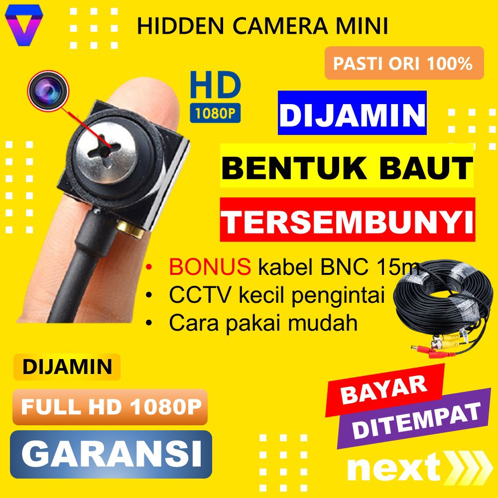 Jual KAMERA MINI TERSEMBUNYI CAMERA MNI CCTV MINI KAMERA PENGINTAI MINI ...