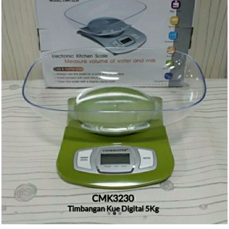Jual TIMBANGAN KUE TIMBAMGAN TEPUNG TIMBANGAN DIGITAL CAMRY 5KG ...