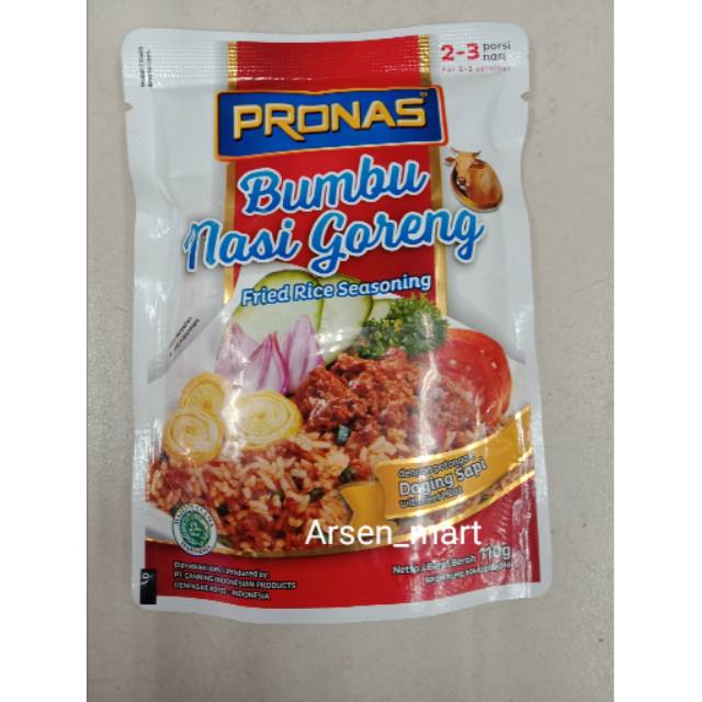 Jual Pronas bumbu nasi goreng 110gram Ayam/Sapi | Shopee Indonesia