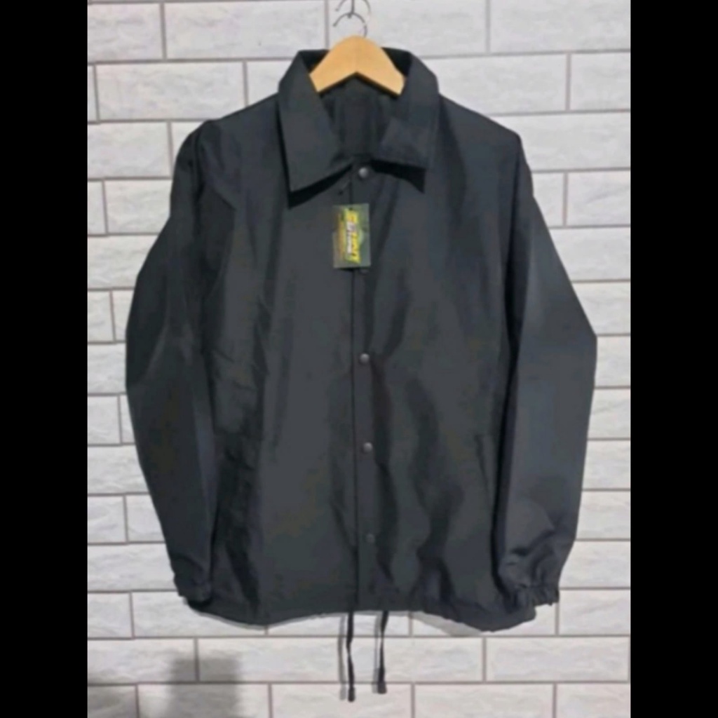 Jual Jaket Coach Polos Pria/Wanita ( Bahan Taslan ) | Shopee Indonesia