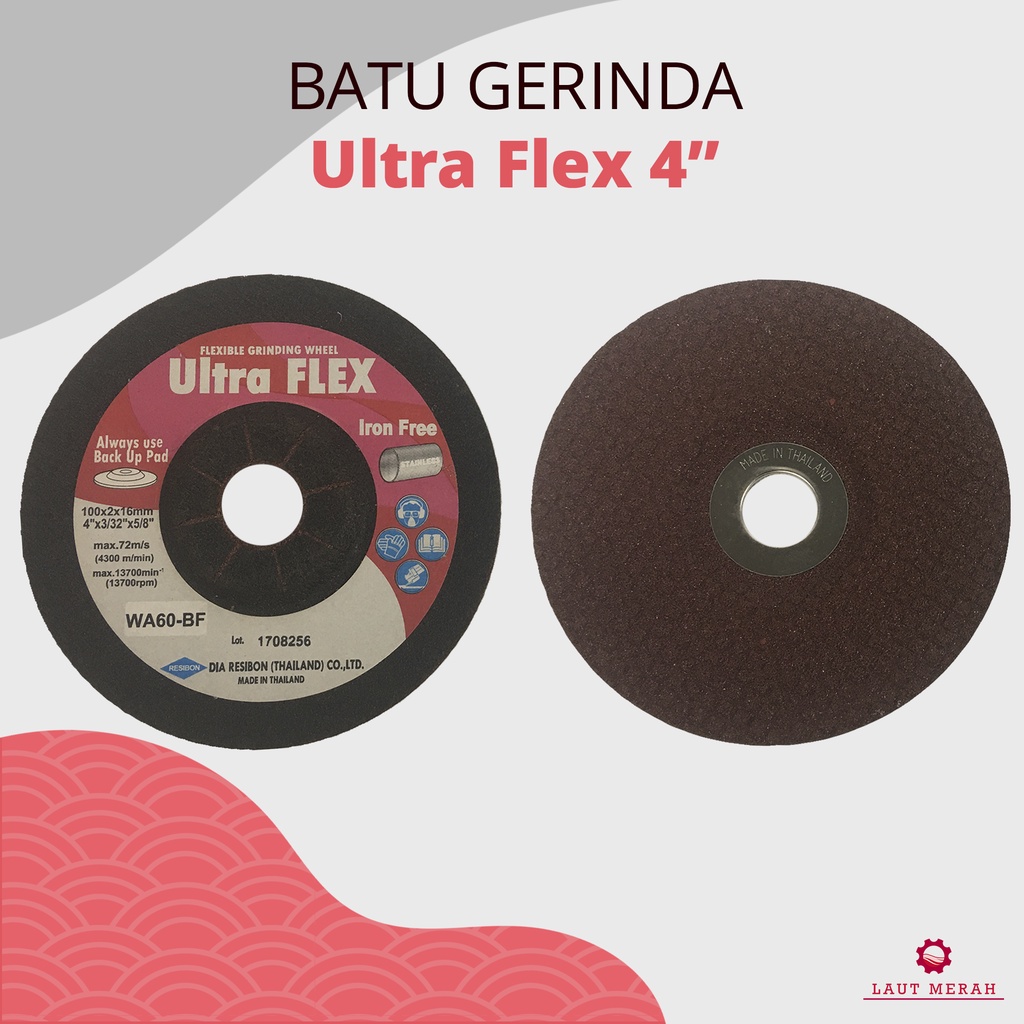 Jual Ultraflex mata gerinda Wa 60-bf flexible diameter 4 Jual Ultraflex mata gerinda Wa 60-bf flexible diameter 4