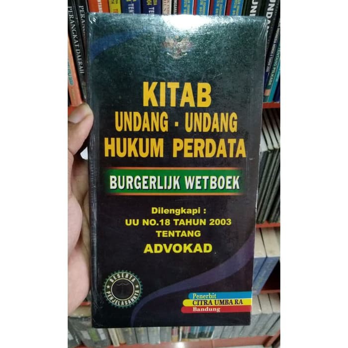 Jual BUKU ORIGINAL KITAB UU HUKUM PERDATA - BURGERLIJK WETBOEK - CITRA UMBARA | Shopee Indonesia
