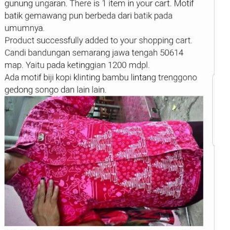 Jual GRATIS ONGKIR KAIN BATIK CANDI GEDONG SONGO ORI BY BATIK GEMAWANG ...