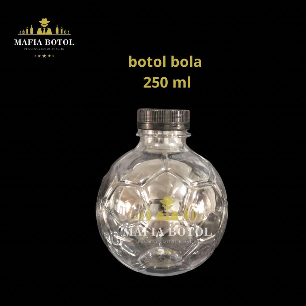 Jual botol plastik bola kemasan minuman unik 250 ml | Shopee Indonesia