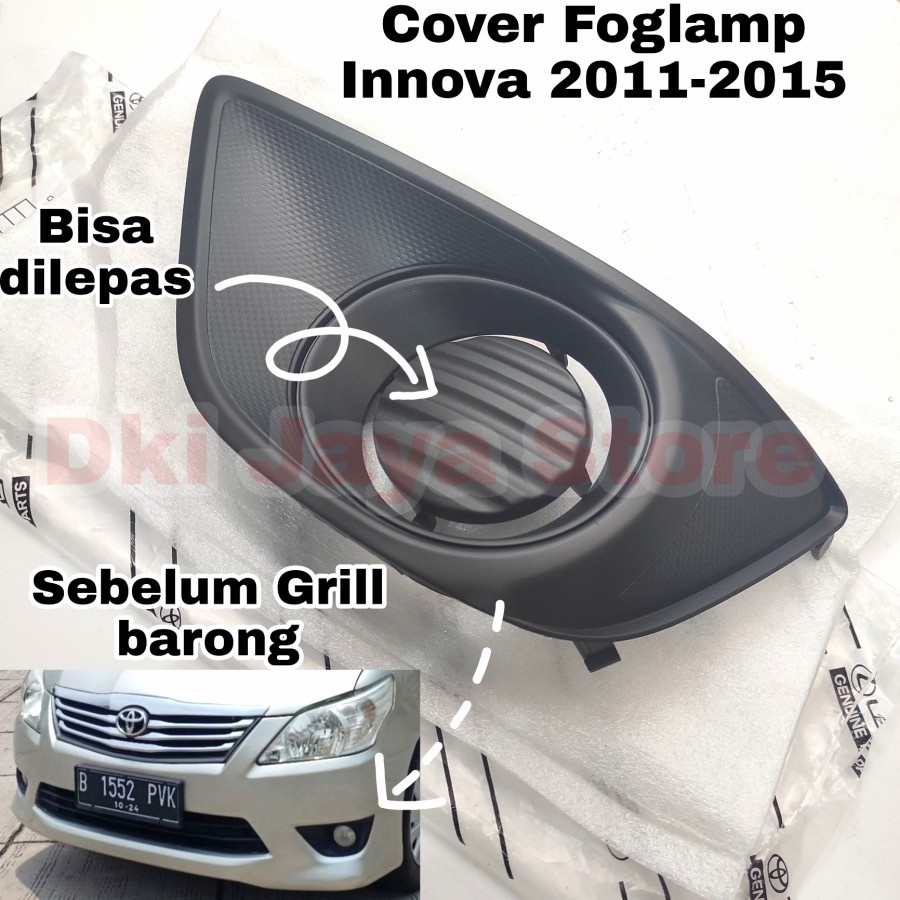 Jual Cover Foglamp Innova 2011-2013 Type G / V sebelum Grill barong Ori ...
