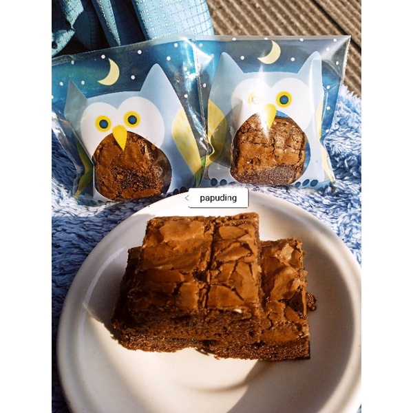 Jual brownies shiny satuan / snack ultah ulang tahun anak / isian snack ...