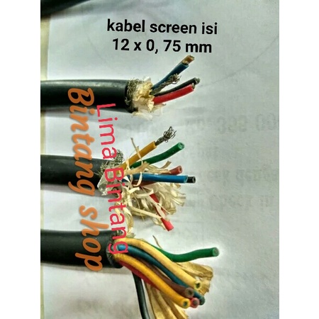 Jual Kabel Screen isi 12 x 0,75mm per roll 100 meter | Shopee Indonesia