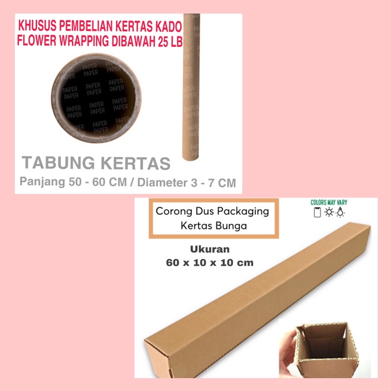 Jual DUS / KARTON - TAMBAHAN TABUNG KERTAS PACKING BUBBLE WRAP PACKING ...