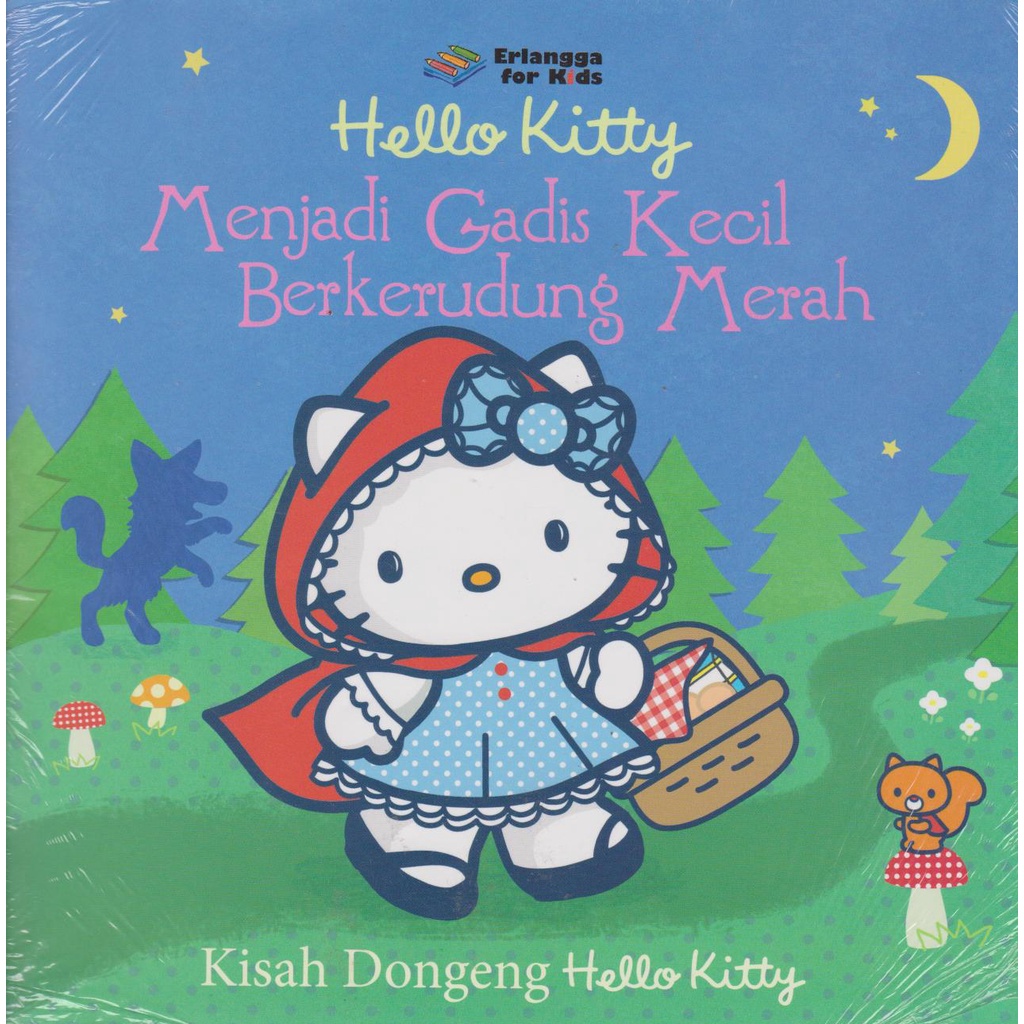 Jual Dongeng Hello Kitty Berkerudung Merah Erlangga for kids | Shopee ...