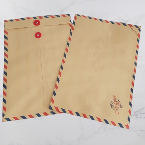 Jual Amplop Coklat 310 Air Mail Tali Per Pack isi 50 Pcs | Shopee Indonesia