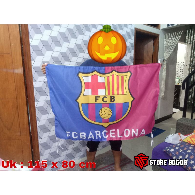 Jual BENDERA BARCELONA FC FLAG BARCA BESAR | Shopee Indonesia