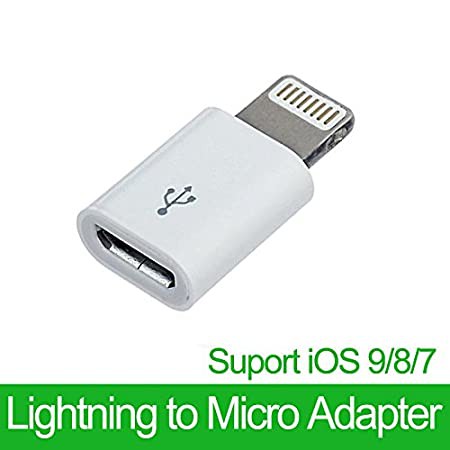 Jual CONVERTER MICRO USB TO LIGHTNING IPHONE ADAPTER COLOKAN KONEKTOR ...