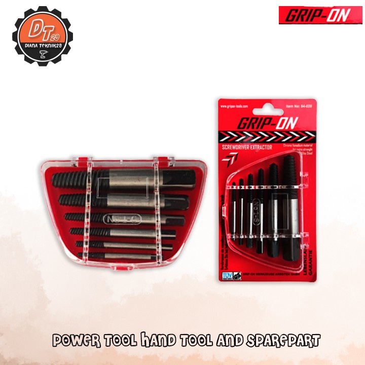 Jual HAND TAP BALIK - SCREW EXTRACTOR SET 6 pcs SPEED OUT GRIP ON 84 ...