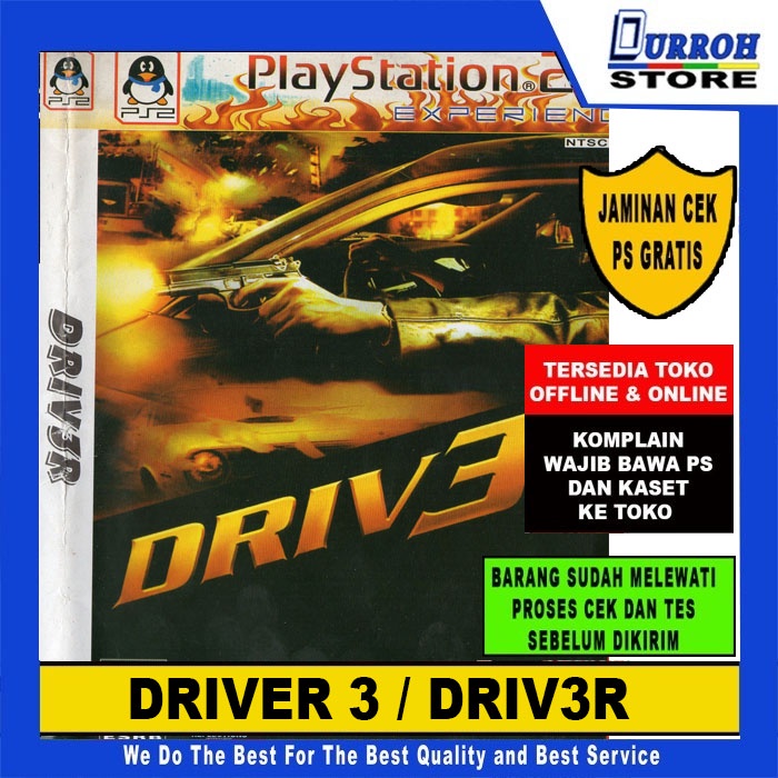 Jual KASET DVD GAME PS 2 DRIV3R / DRIVER 3 | Shopee Indonesia