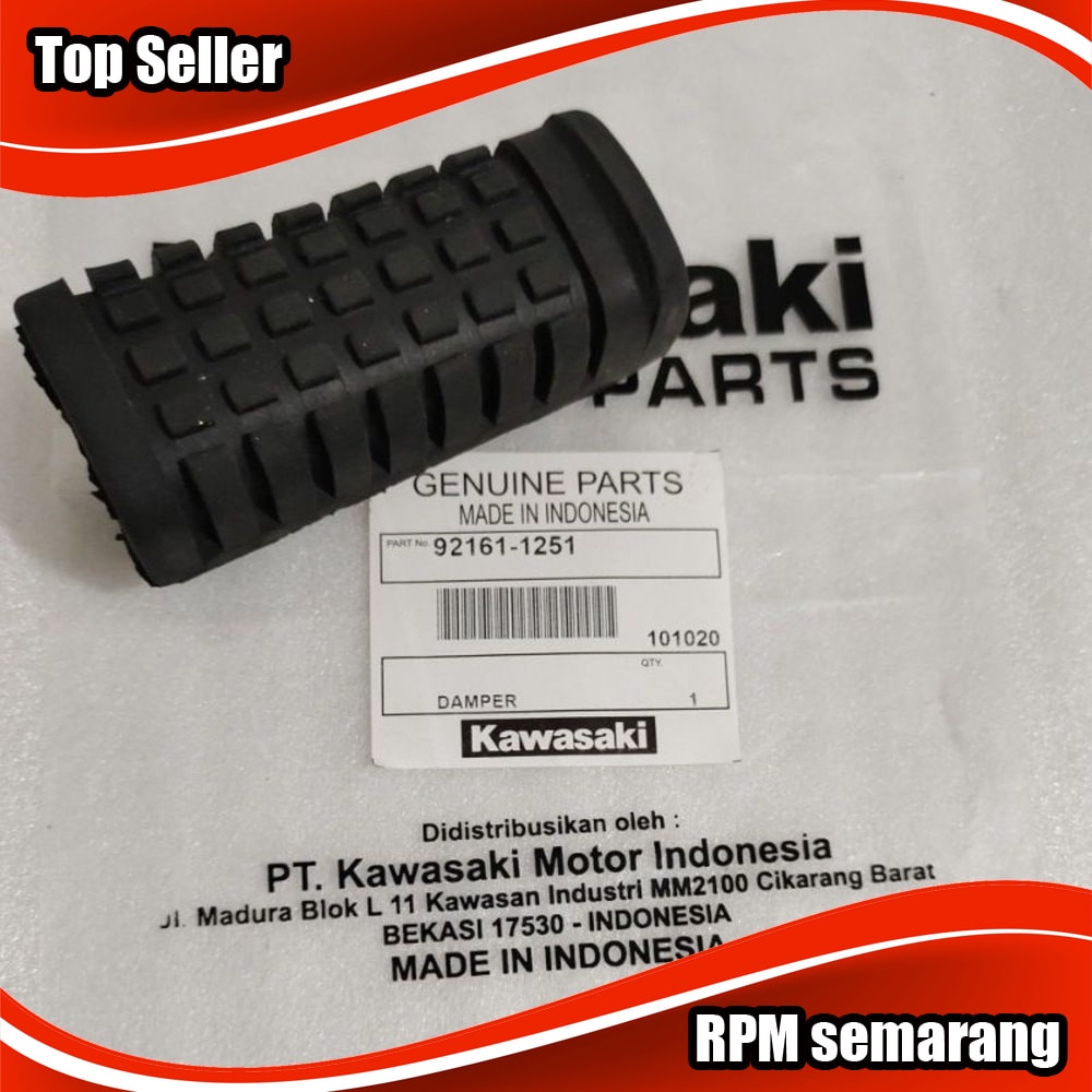 Jual Karet Footstep Depan Kiri Kawasaki Blitz - Kaze Original 1pcs ...