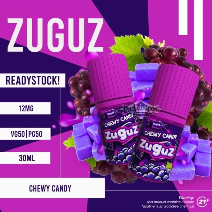 Jual Zuguz Zugus Chewy Candy Pods Friendly 30ml 12mg | Shopee Indonesia