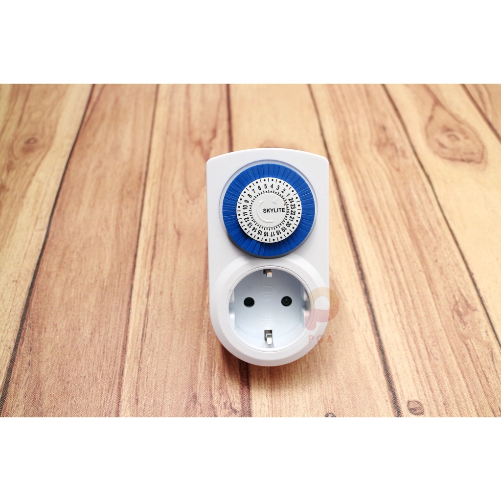 Jual TIMER 24 JAM ANALOG MODEL STOP KONTAK | Shopee Indonesia