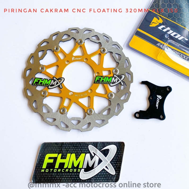 Jual Piringan Cakram KLX 150 CNC Floating 320MM THOR | Shopee Indonesia