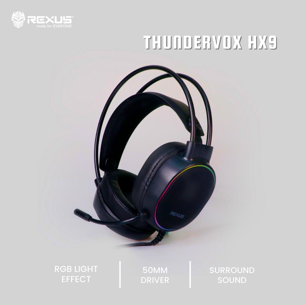 Jual Headset Gaming Rexus Thundervox HX9 RGB 7.1 Surround Sound ...