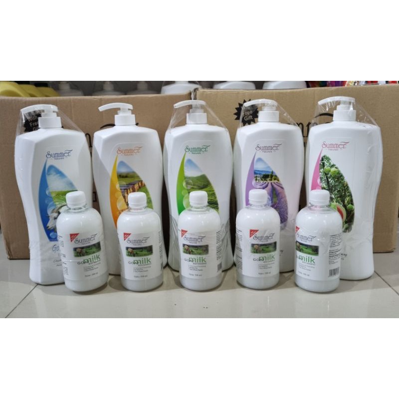 Jual Sabun Summer Naturale Body Shampoo Asli Malaysia Isi 2000 ml Free ...