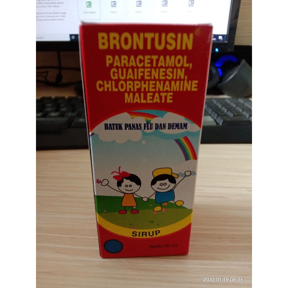 Jual BRONTUSIN SIRUP DEMAM FLU DAN BATUK BERDAHAK | Shopee Indonesia