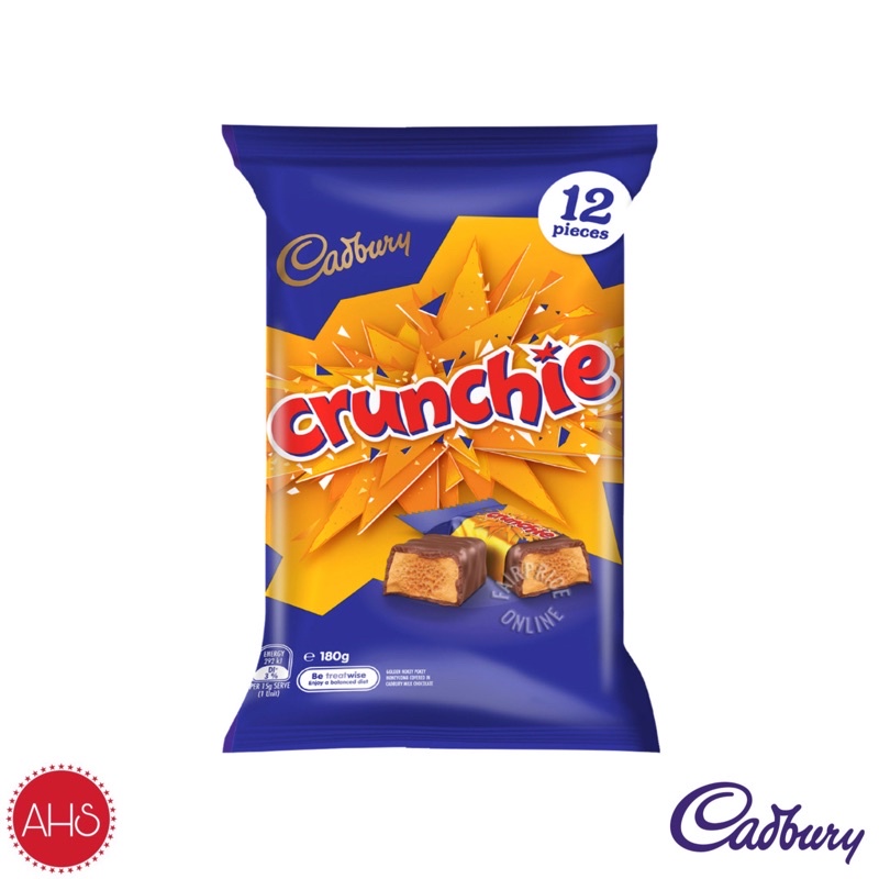 Jual Cadbury Chocolate Sharepack - Crunchie 12s x 15g | Shopee Indonesia