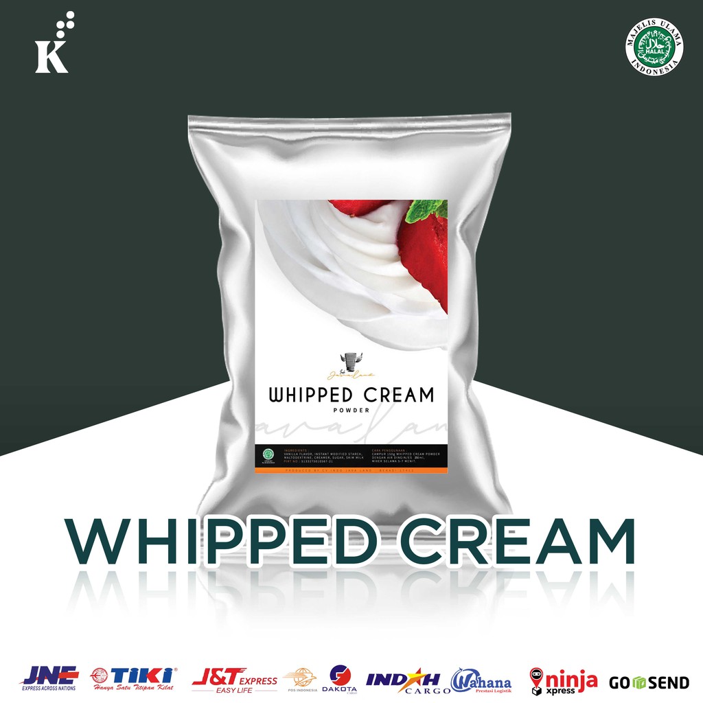 Jual Javaland Topping Whipped Cream 500 gram | Topping Premix Kue ...