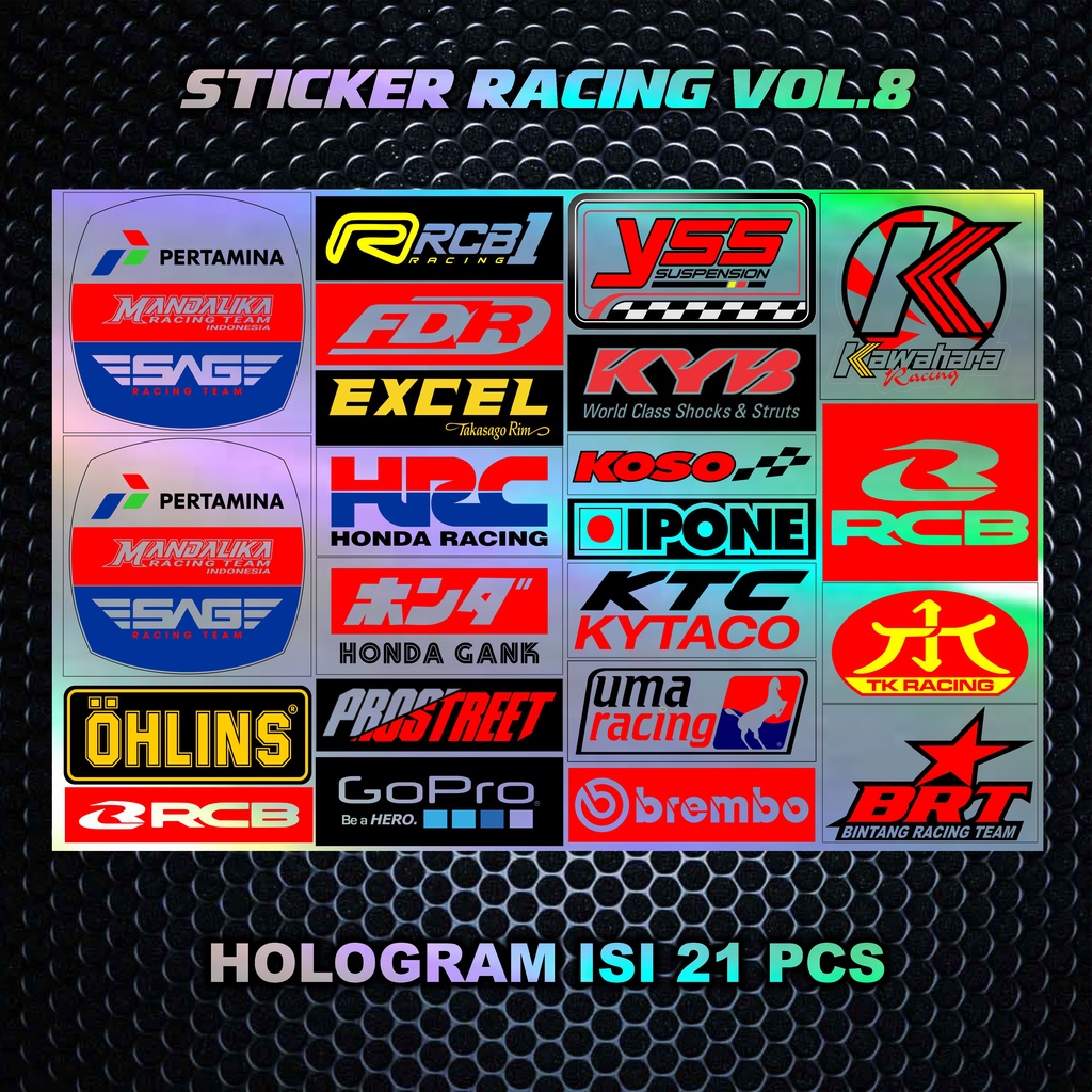 Jual Sticker Racing / Stiker Motor / Logo Motor / variasi / stiker ...