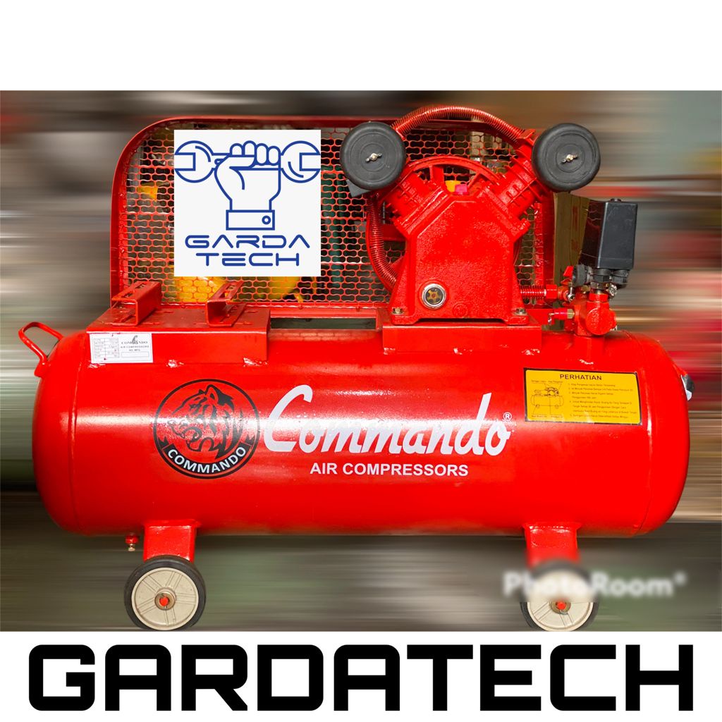 Jual Air Compressor Kompresor Angin Commando 1/2 HP Auto | Shopee Indonesia