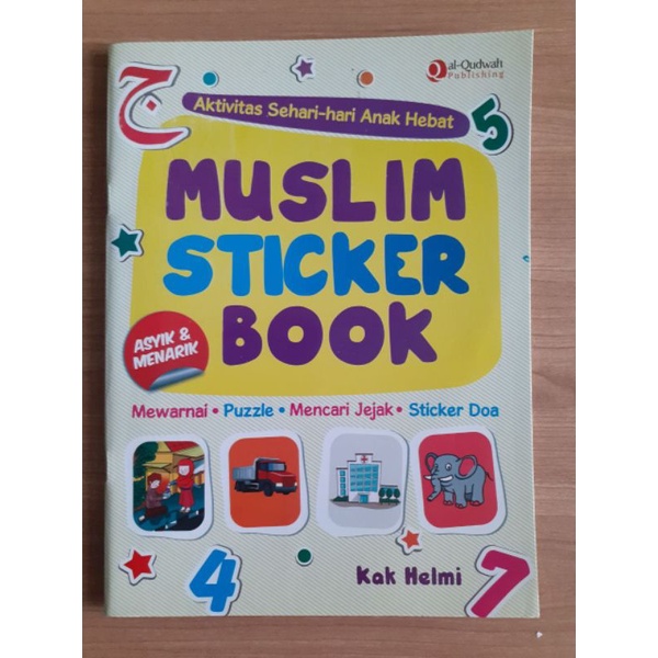 Jual Muslim sticker book ayo belajar ibadah / aku anak mandiri / anak ...