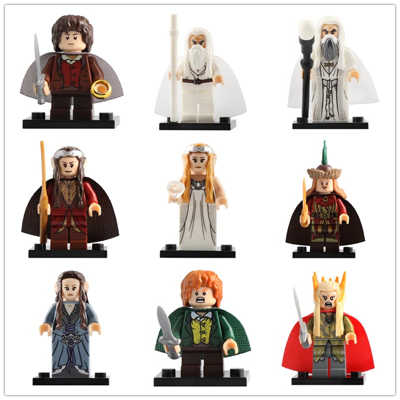 Jual Mainan Lego LegoING Lord of the Rings Minifigured Gandalf Elrond ...