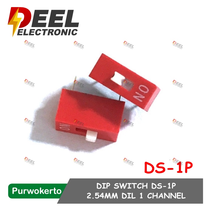 Jual DIP SWITCH 1P SAKLAR SLIDE DIP DS-1 CHANNEL 2.54MM PITCH BREADBOARD | Shopee Indonesia