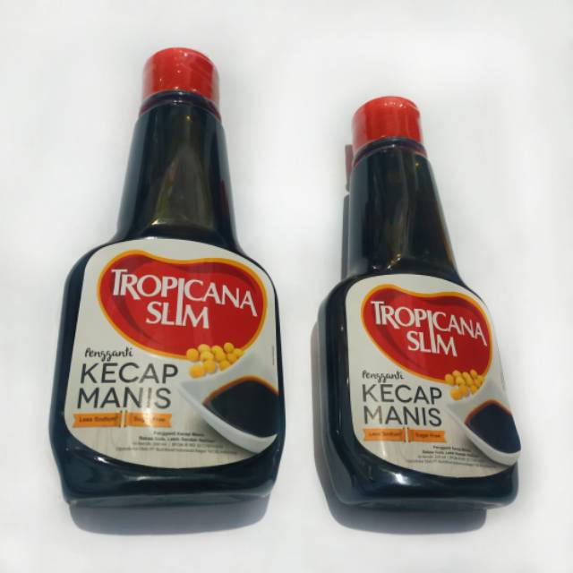 Jual Kecap Tropicana Slim 200 ml, kecap rendah garam dan bebas gula ...
