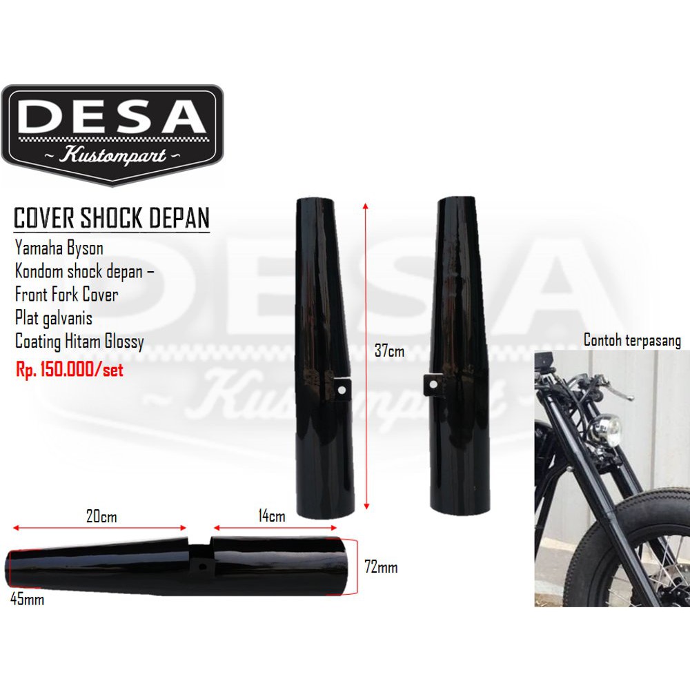 Jual Cover Shock Depan Yamaha Byson Termurah | Shopee Indonesia