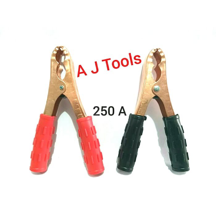 Jual Booster Cable Clamps / Jepitan Aki / Baterai Besar Tembaga 250A ...