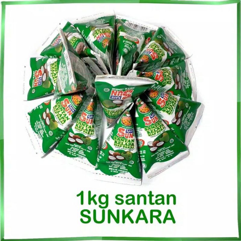 Jual Santan Sun Kara 1 kg santan SUN kara santan sunkara 13x65ml ...