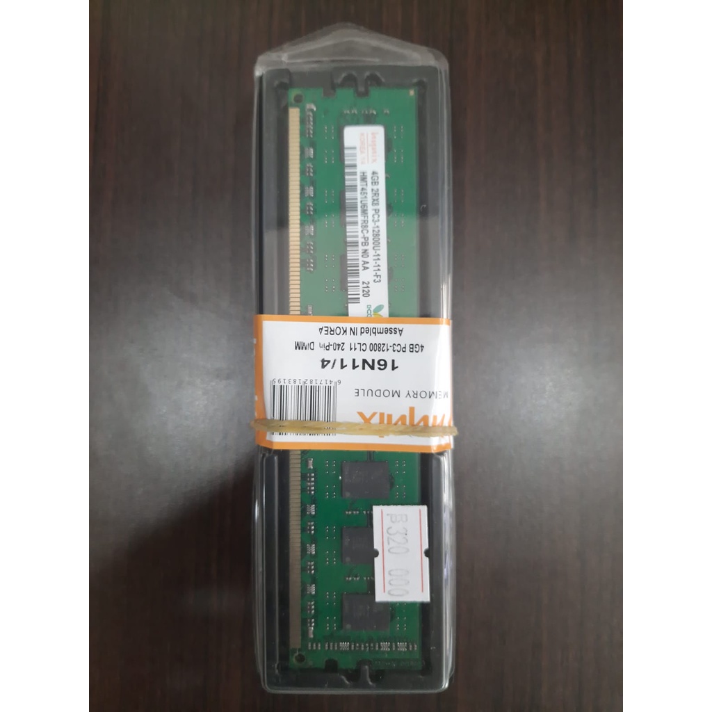 Jual Ram PC Hynix 4GB 2RX8 PC3-12800U Longdimm New | Shopee Indonesia