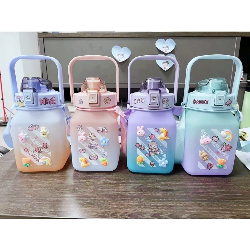 Jual BOTOL VIRAL PETAK 1.5 LITER / BOTOL VIRAL RAINBOW / BOTOL PETAK ...