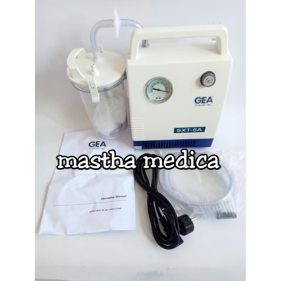 Jual Alat Penyedot Dahak Lendir Suction Pump Portable Phlegm Gea SXT_5A ...