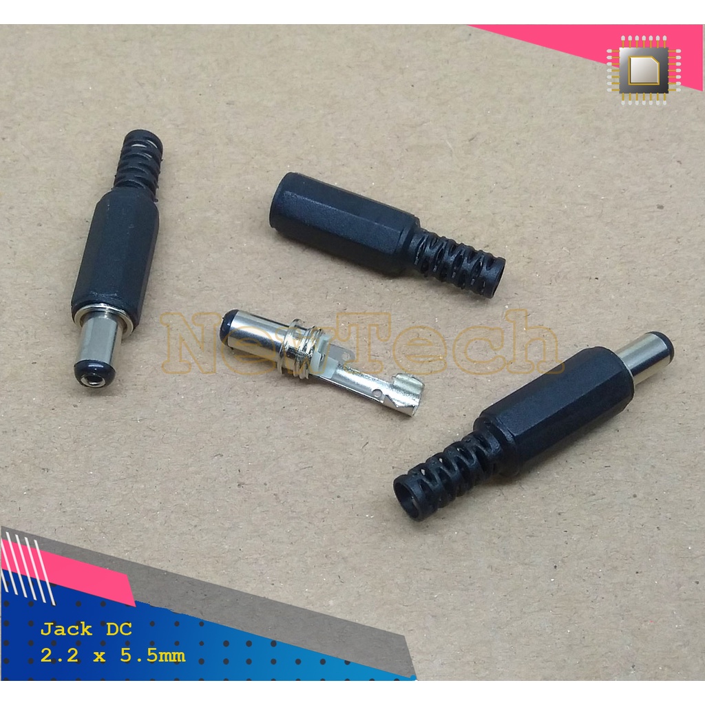Jual Jack Jek Connector Konektor DC Male 2.1mm x 5.5mm | Shopee Indonesia
