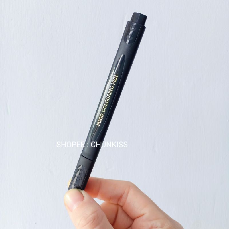 Jual FOOD COLOURING PEN - EDIBLE PEN FOODWRITER (WARNA HITAM) / SPIDOL ...